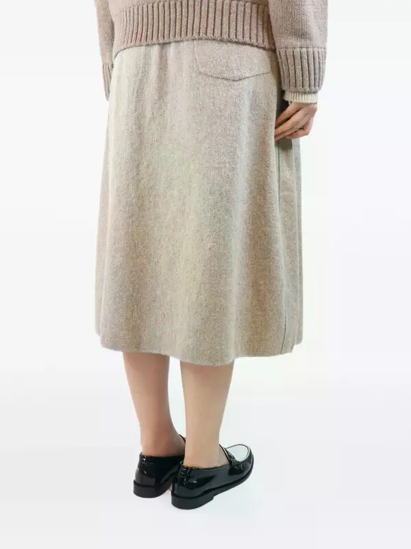 BOBOUTIC Pleated Midi Skirt