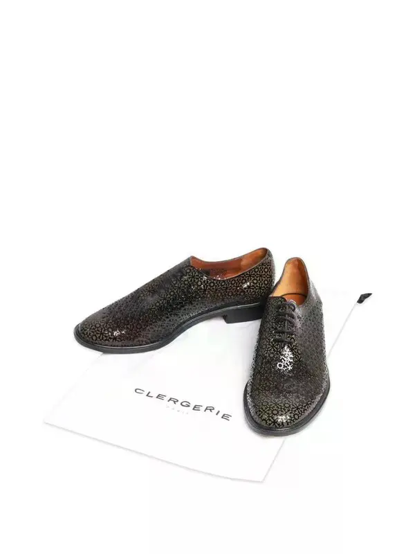 Clergerie Laser-cut Leather Shoes