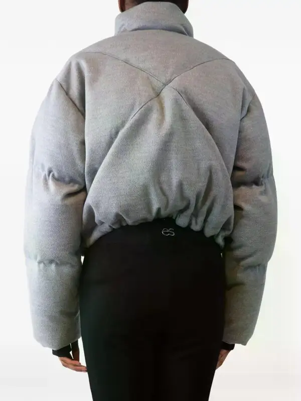 SHOREDITCH SKI CLUB Hallie Mae Cropped Puffer Jacket