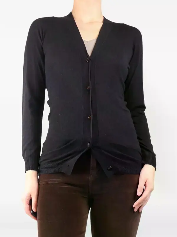 Max Mara Fine-knit V-neck Cardigan