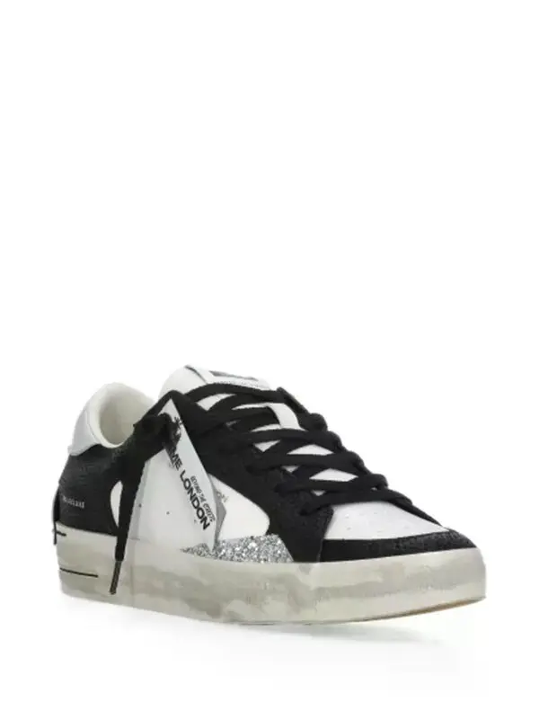 CRIME LONDON Skate Deluxe Glitter Detail Sneakers