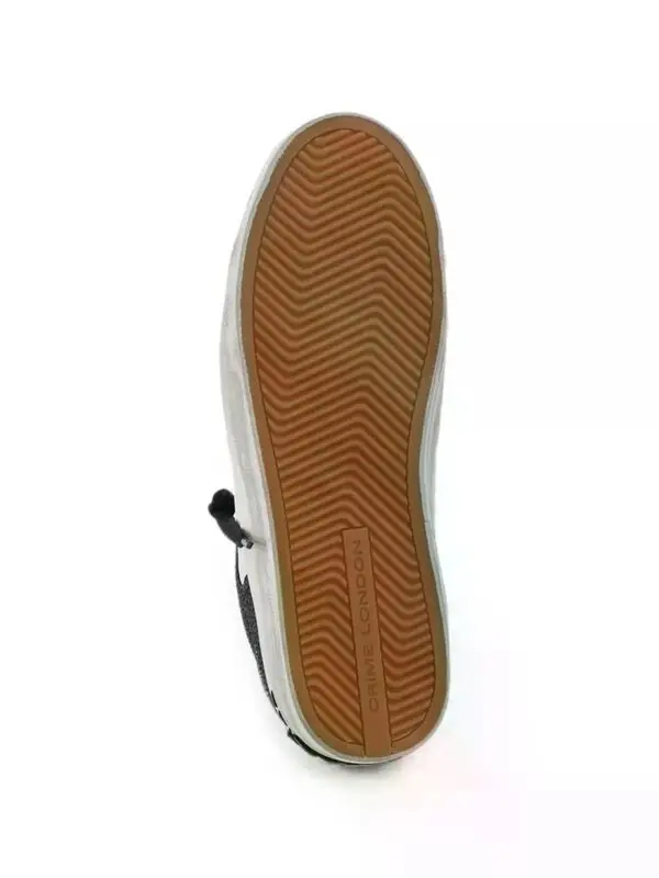 CRIME LONDON Skate Deluxe Glitter Detail Sneakers