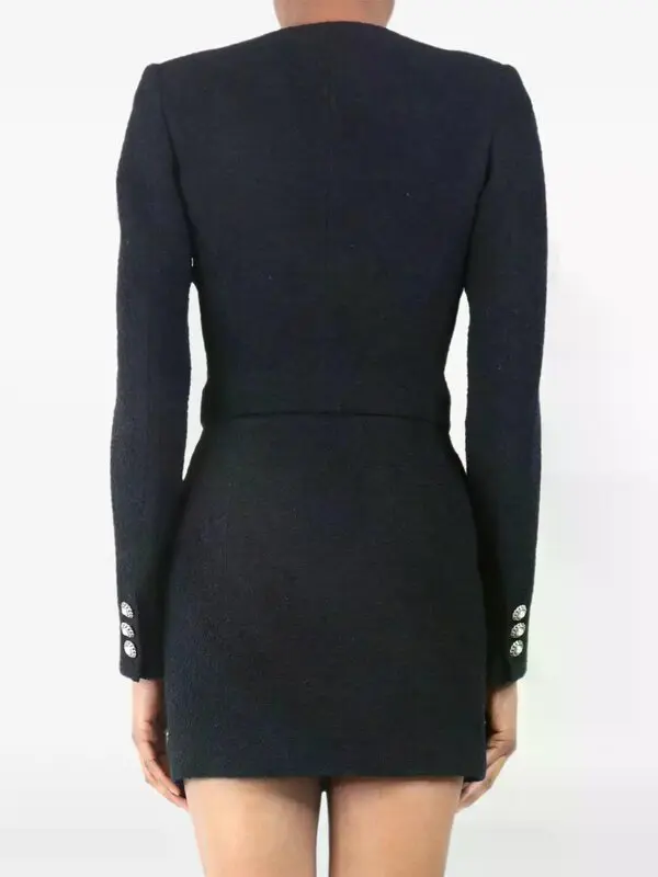 Alessandra Rich Bouclé Jacket And Skirt Set