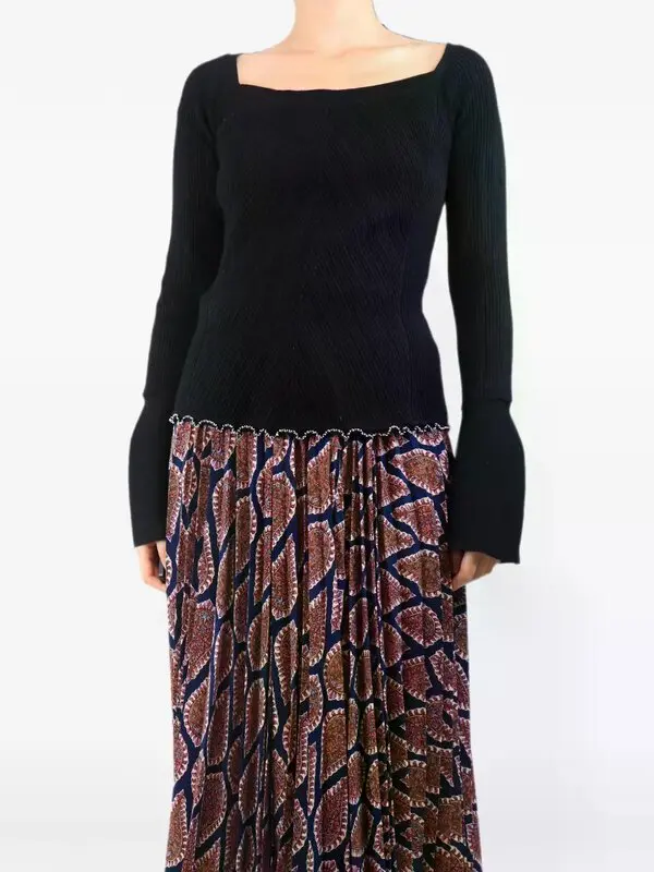 3.1 Phillip Lim Ribbed Beaded-trim Top