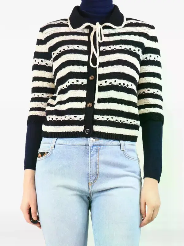 Sonia Rykiel Paris Stripe Cardigan
