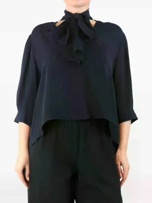 Nanette Lepore High-low Silk Blouse
