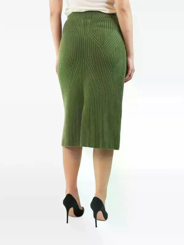 Eric Bompard Cashmere Midi Skirt