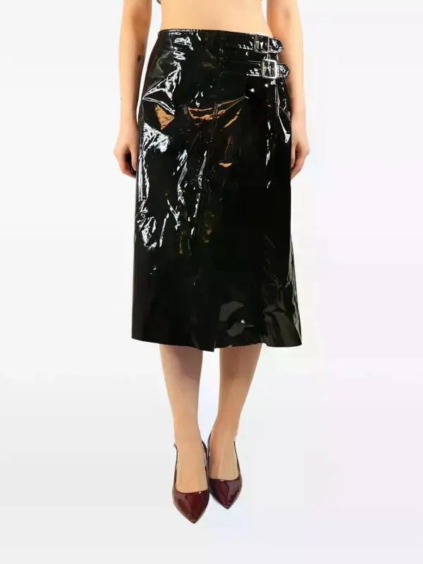 Gucci Buckle-detail Midi Skirt