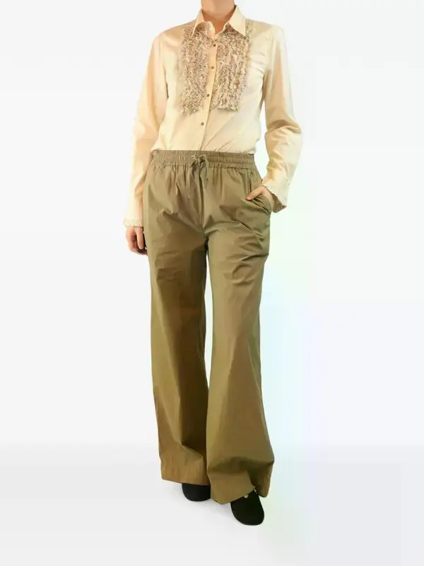 P.a.r.o.s.h Wide-leg Taffeta Trousers