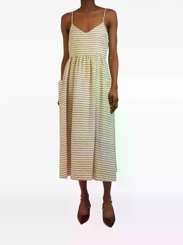 Mara Hoffman Striped Midi Dress