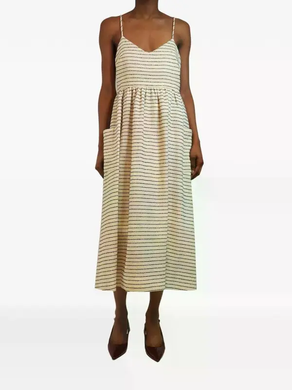 Mara Hoffman Striped Midi Dress