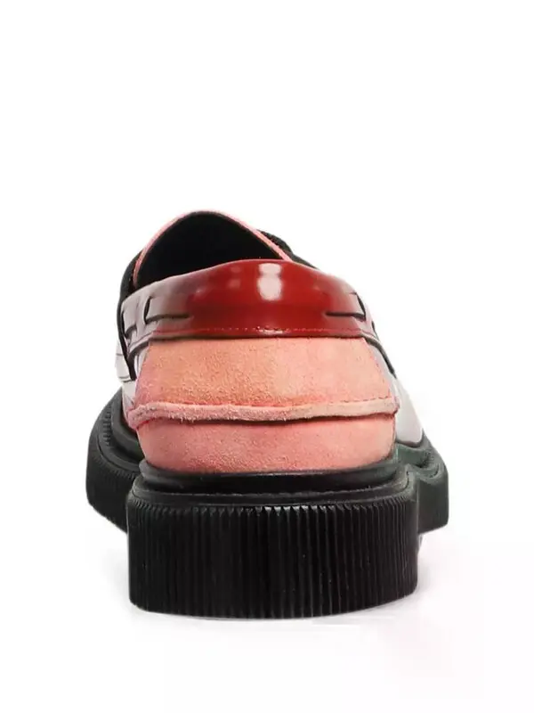 ADIEU PARIS Colour-block Boat Shoes
