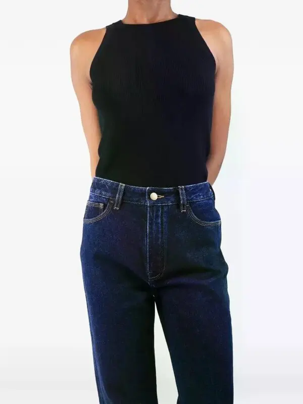 ISSUE TWELVE Ribbed Vest Top
