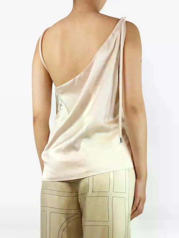 ET OCHS One-shoulder Neck-tie Top