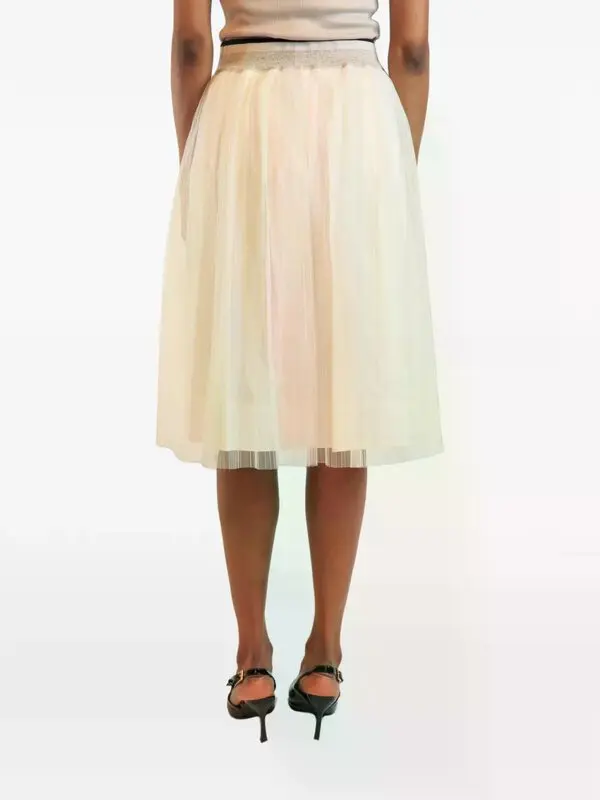 Brunello Cucinelli Tulle Midi Skirt
