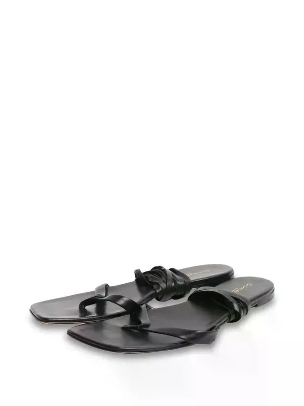 GIANVITO ROSSI Leather Wrap Sandals