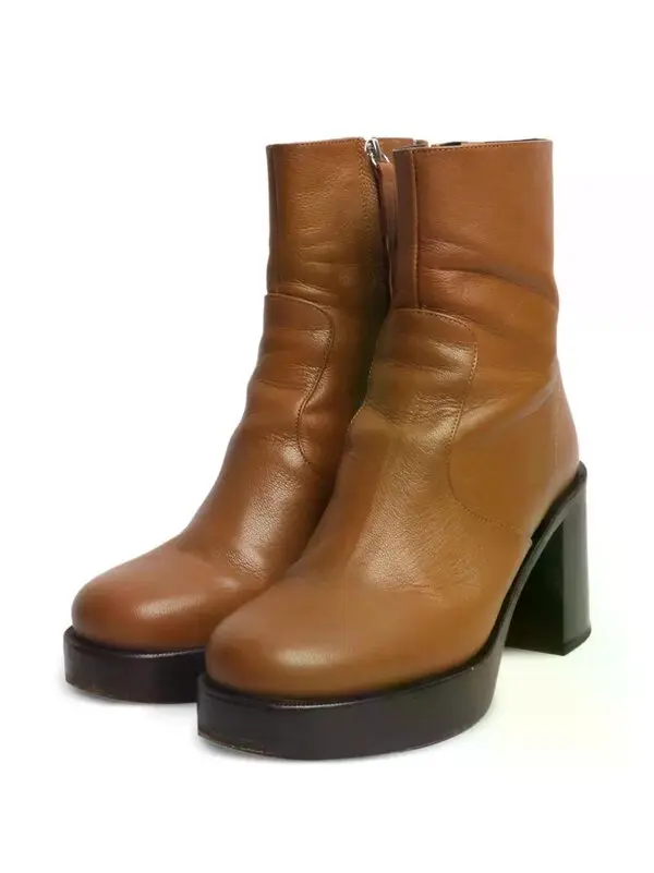 SIMONMILLER Platform Block-heel Ankle Boots