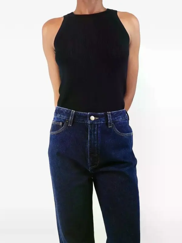 TWENTY 8 TWELVE Zoe Ribbed Knit Vest Top - Black