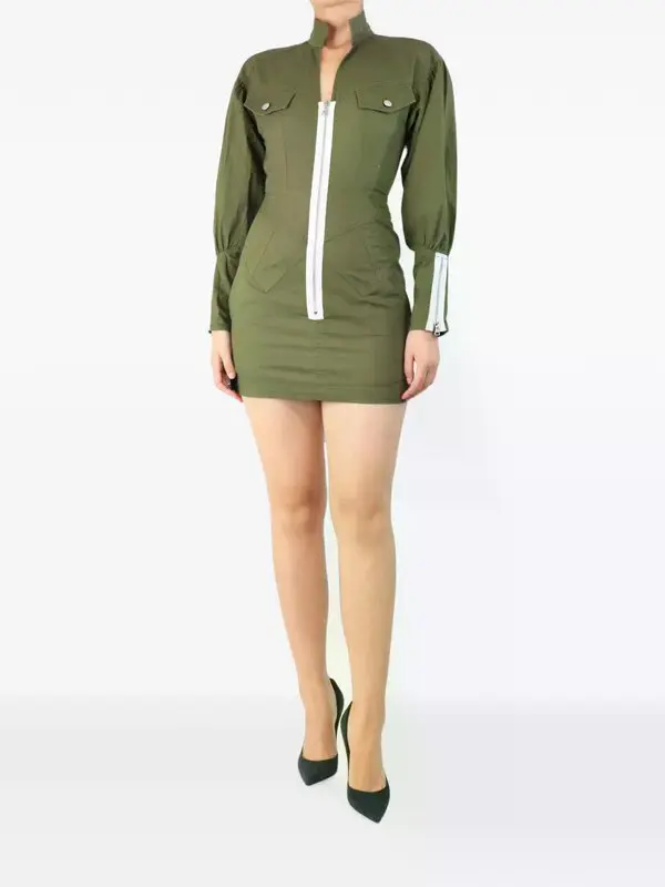 Marissa Webb Zip-front Mini Dress