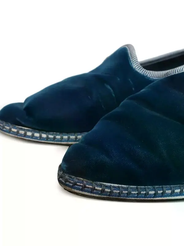 Prada Velvet Slippers