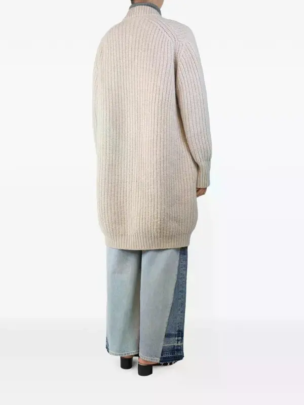 Fedeli Ribbed Longline Cardigan
