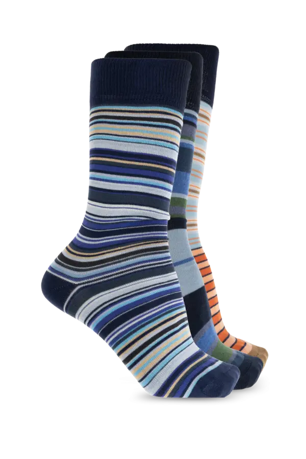 Paul Smith Three-pack Of Socks - Multicolour
