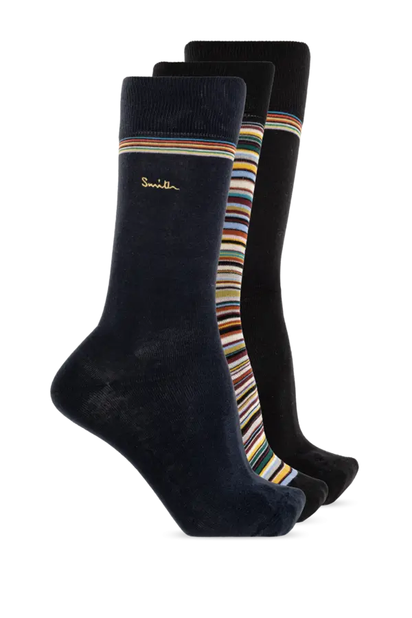 Paul Smith Three-pack Of Socks - Multicolour