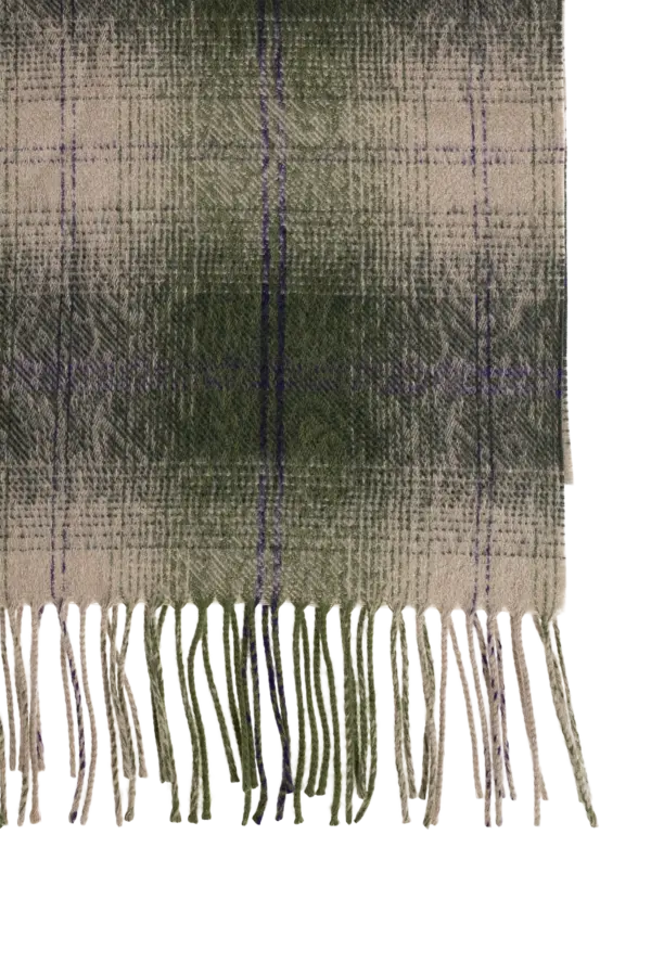 Etro Wool Scarf With Fringes