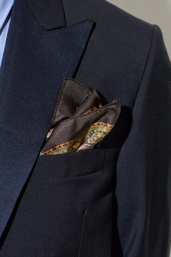 Etro Silk Pocket Square