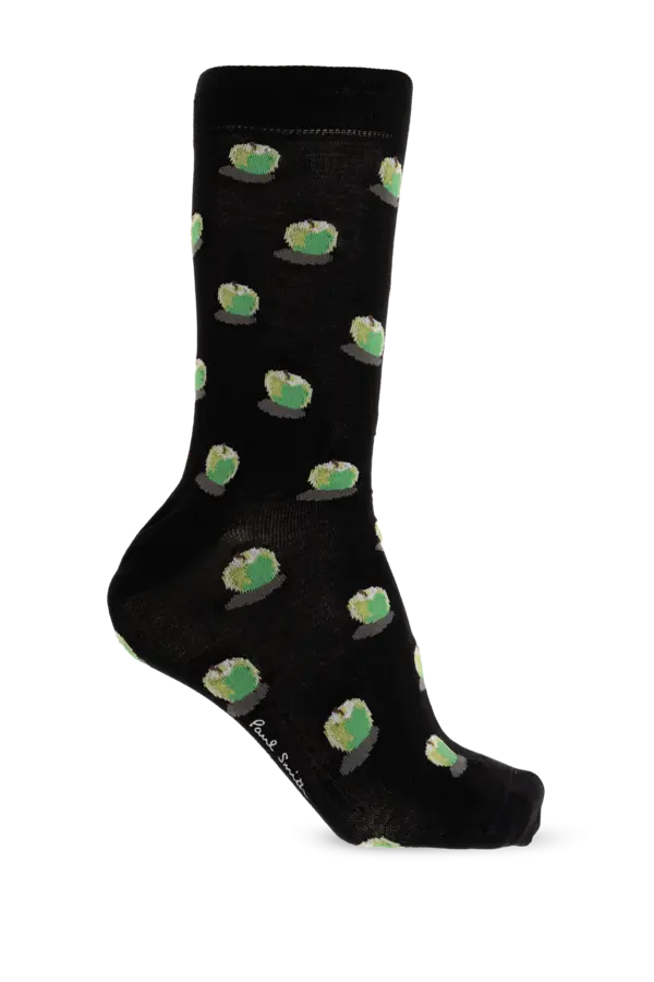 Paul Smith Socks With Print - Black
