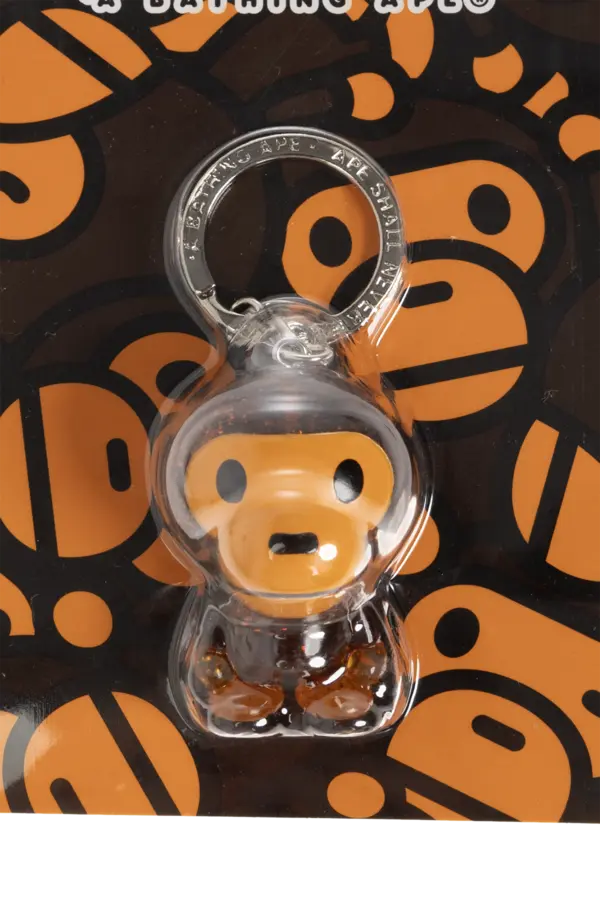 A BATHING APE Keychain With A Monkey Motif