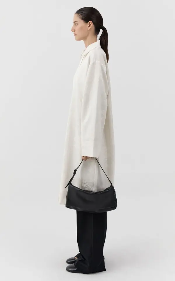 ST. AGNI Soft Detachable Belt Bag - Black