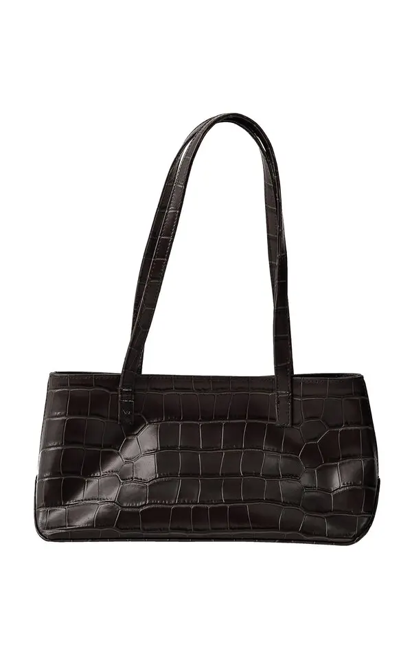 ST. AGNI Slim Shoulder Bag - Brown