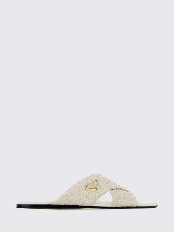 Prada Heeled Sandal - White