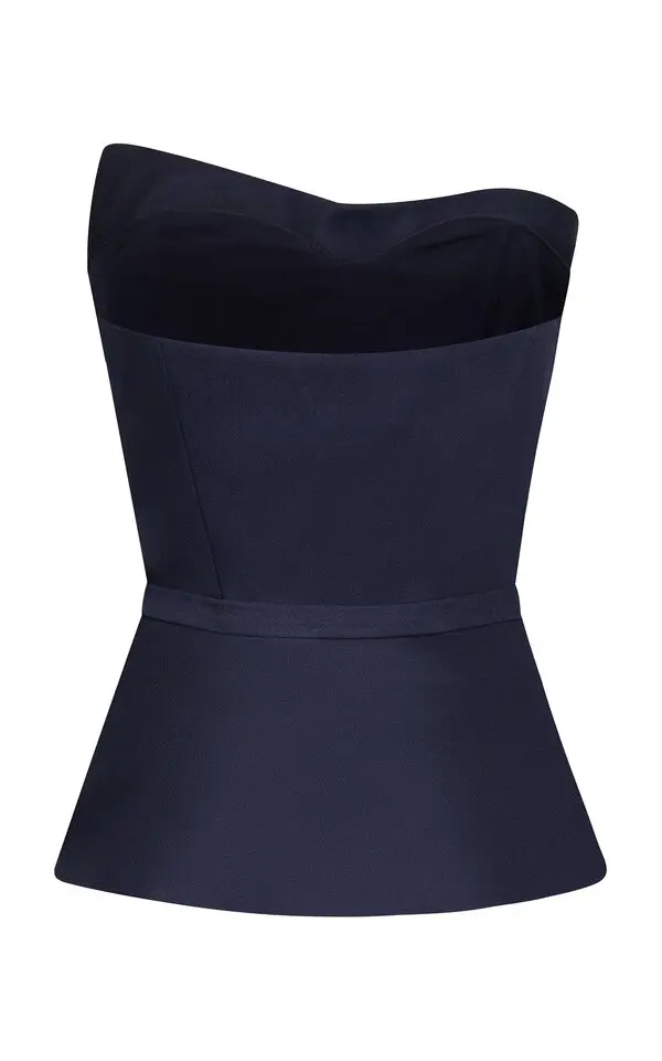 ANDRES OTALORA Asymmetric Peplum Top