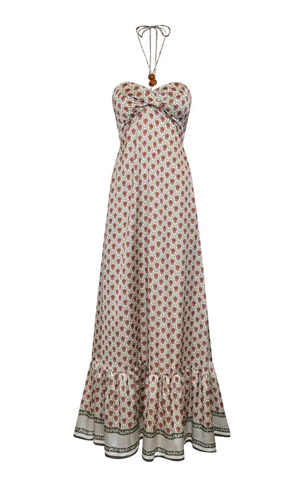 ANDRES OTALORA Trama Salvaje Printed Maxi Dress - Print