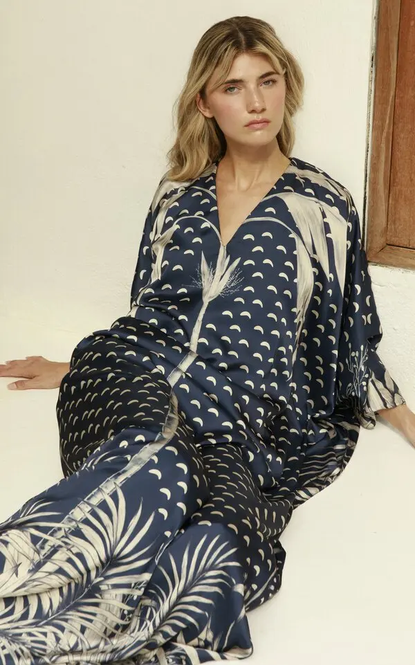 ANDRES OTALORA Ser Una Printed Caftan