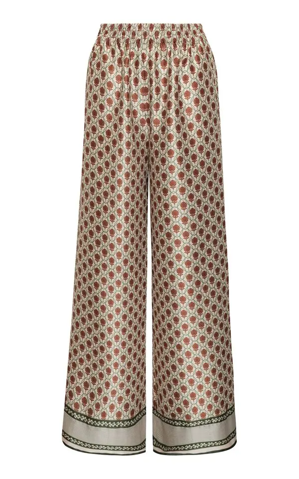 ANDRES OTALORA Alba Printed Wide-leg Pants - Print