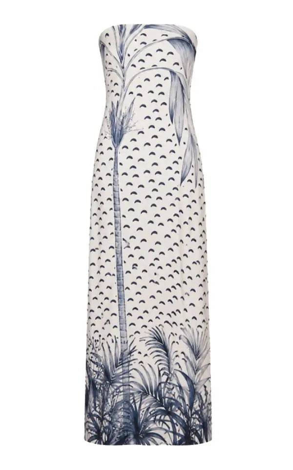 ANDRES OTALORA Solamente Printed Maxi Dress
