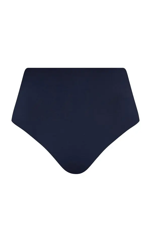 ANDRES OTALORA Arida High-waisted Bikini Bottom - Navy