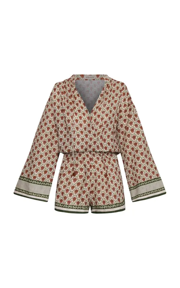 ANDRES OTALORA Telar Linen Jumpsuit - Print