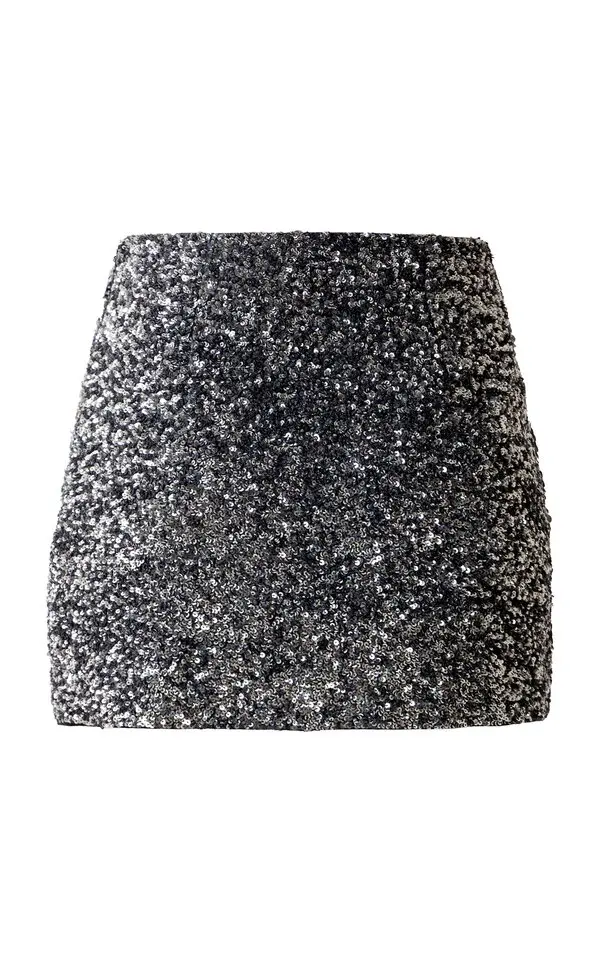 LA FUORI Embellished Mini Skirt