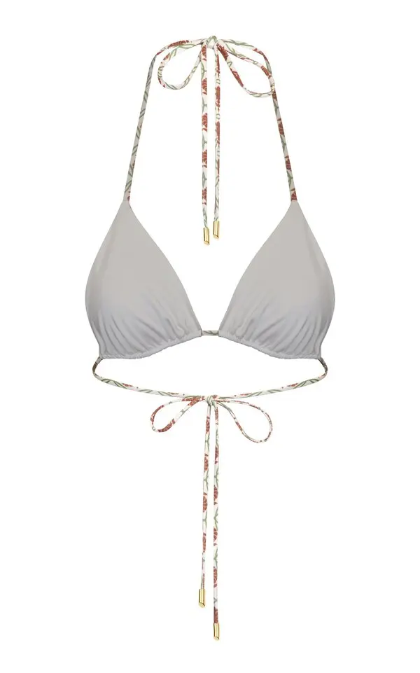 ANDRES OTALORA Esencia Pura Triangle Bikini Top