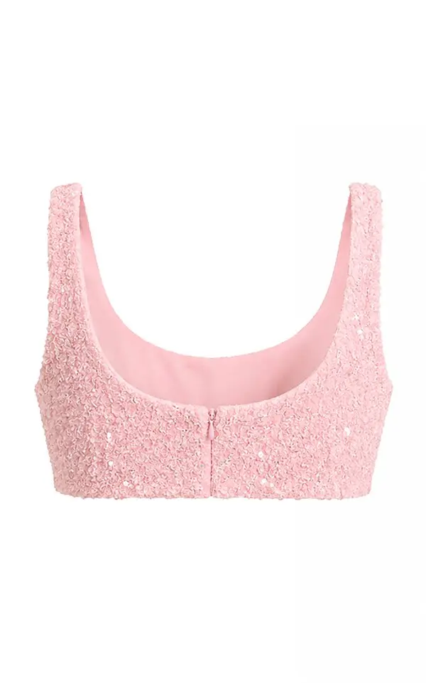 LA FUORI Rose Allure Embellished Bralette