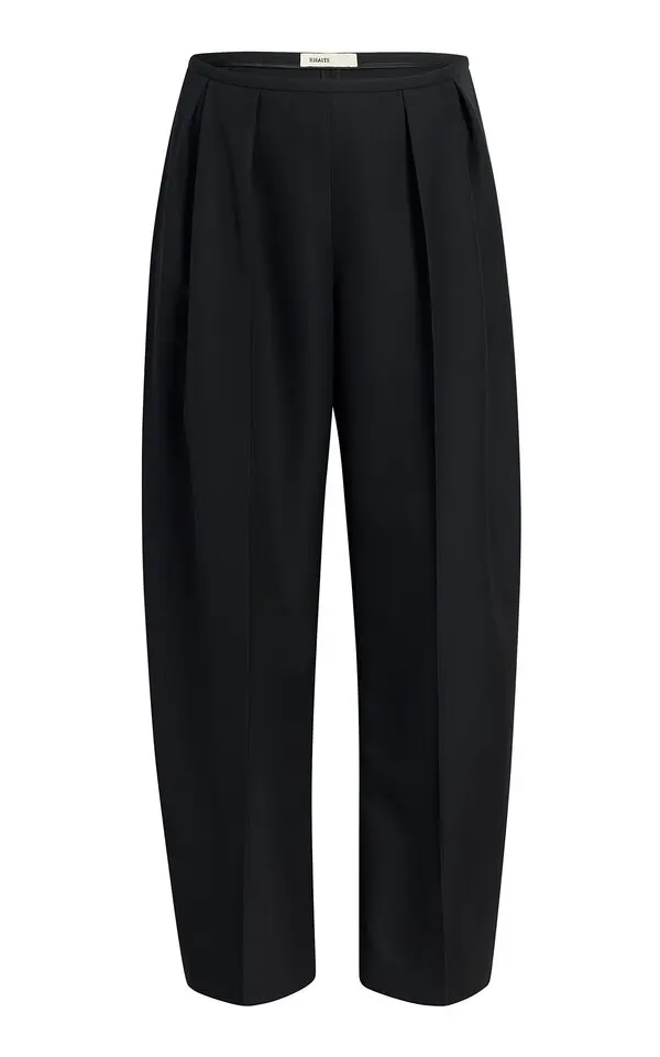 Khaite Sima Textured Wool Pants