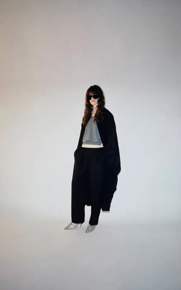 Khaite Sima Textured Wool Pants