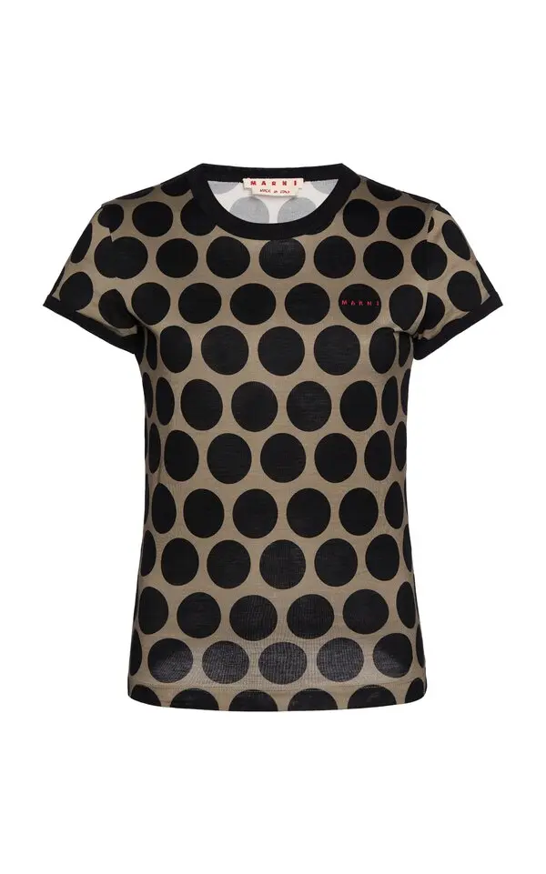 Marni Polka-dot Cotton Top