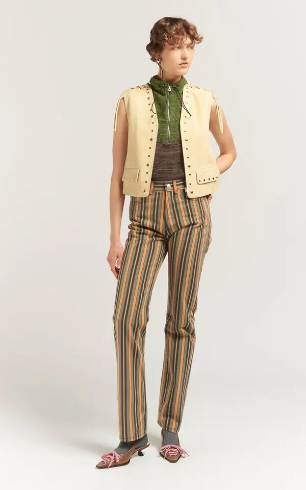 Marni Studded Leather Vest
