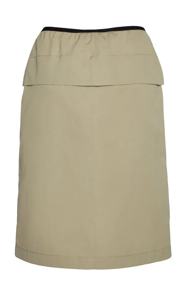 Marni Zip Down Cotton Woven Skirt