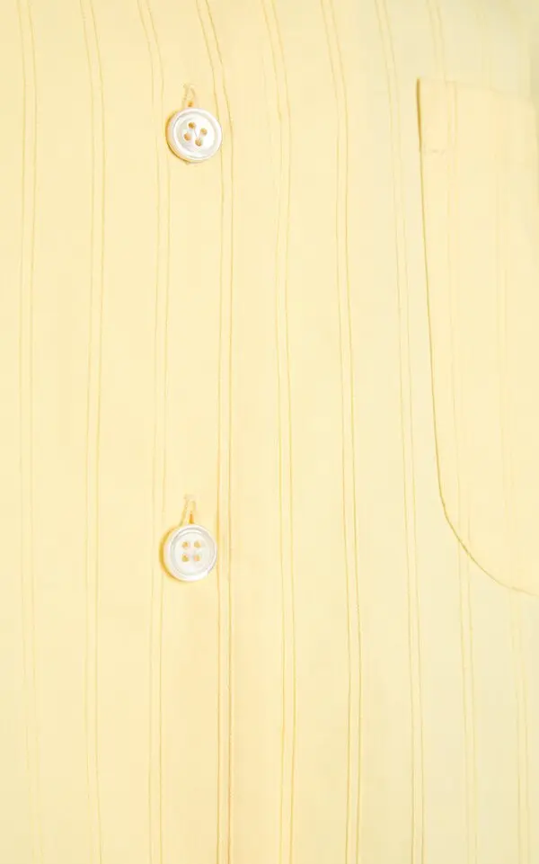 Marni Buttoned Cotton Woven Top - Yellow